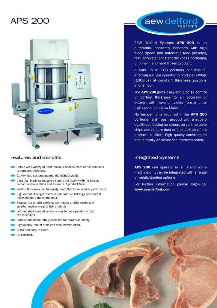 AEW APS 200 Brochure | M&M Equipment Corp