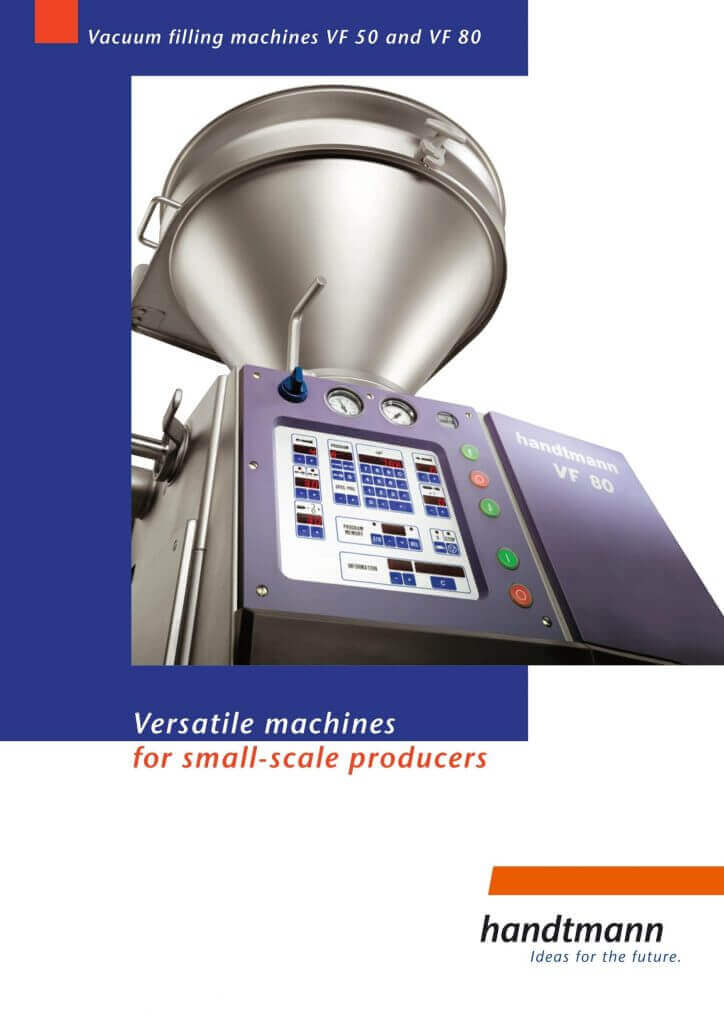 Handtmann VF 50 and VF 80 Vacuum Filler Brochure | M&M Equipment Corp