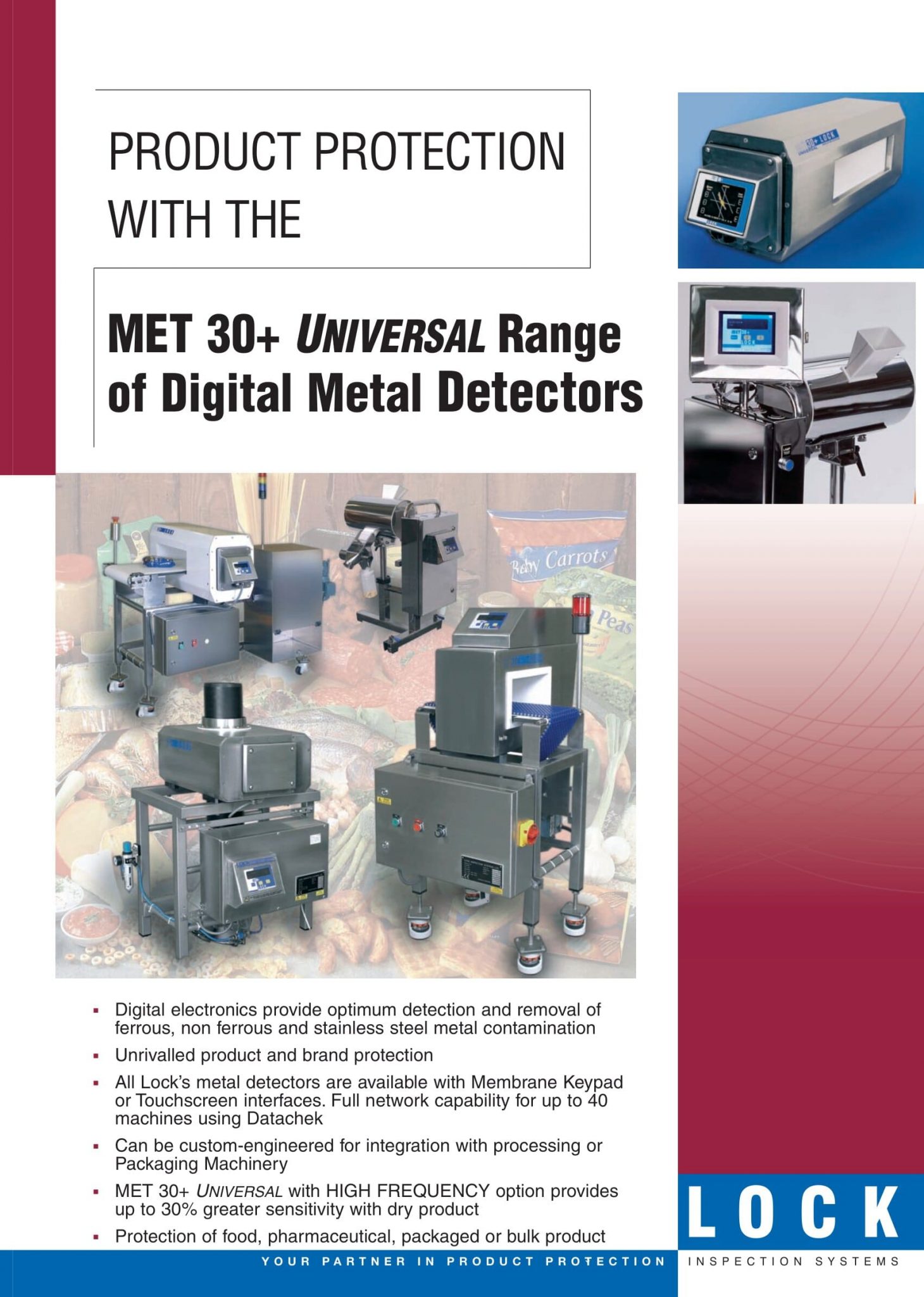 Lock MET 30+ Metal Detectors Brochure | M&M Equipment Corp