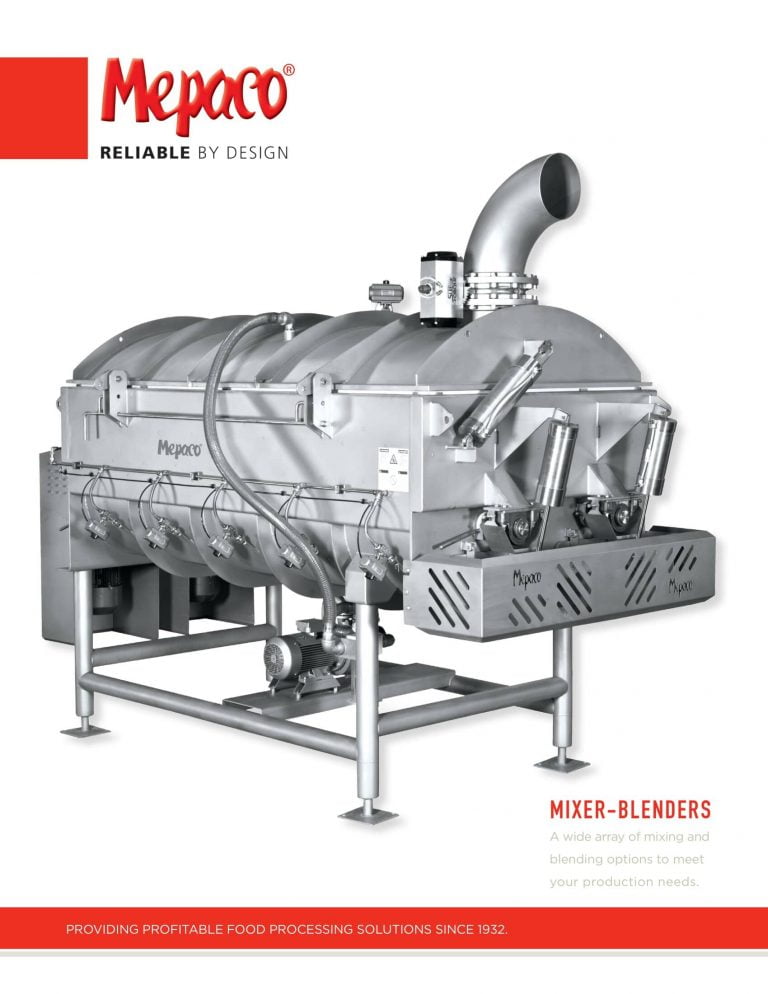 Mepaco Mixer-Blenders Series Brochure | M&M Equipment Corp