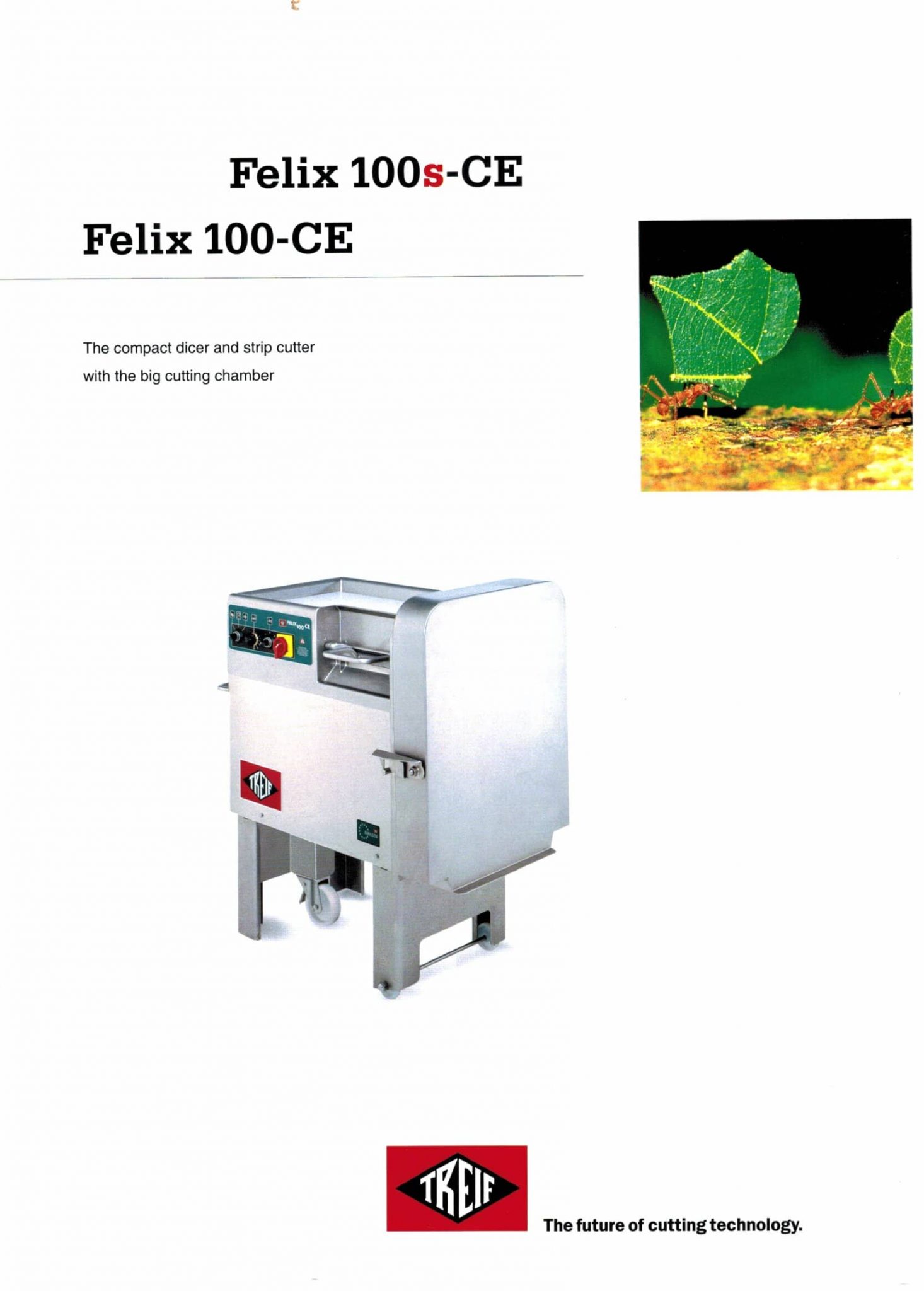 Treif Felix 100s-CE Dicer Brochure | M&M Equipment Corp