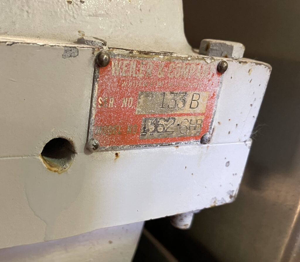 WEILER 6 Grinder | M&M Equipment Corp