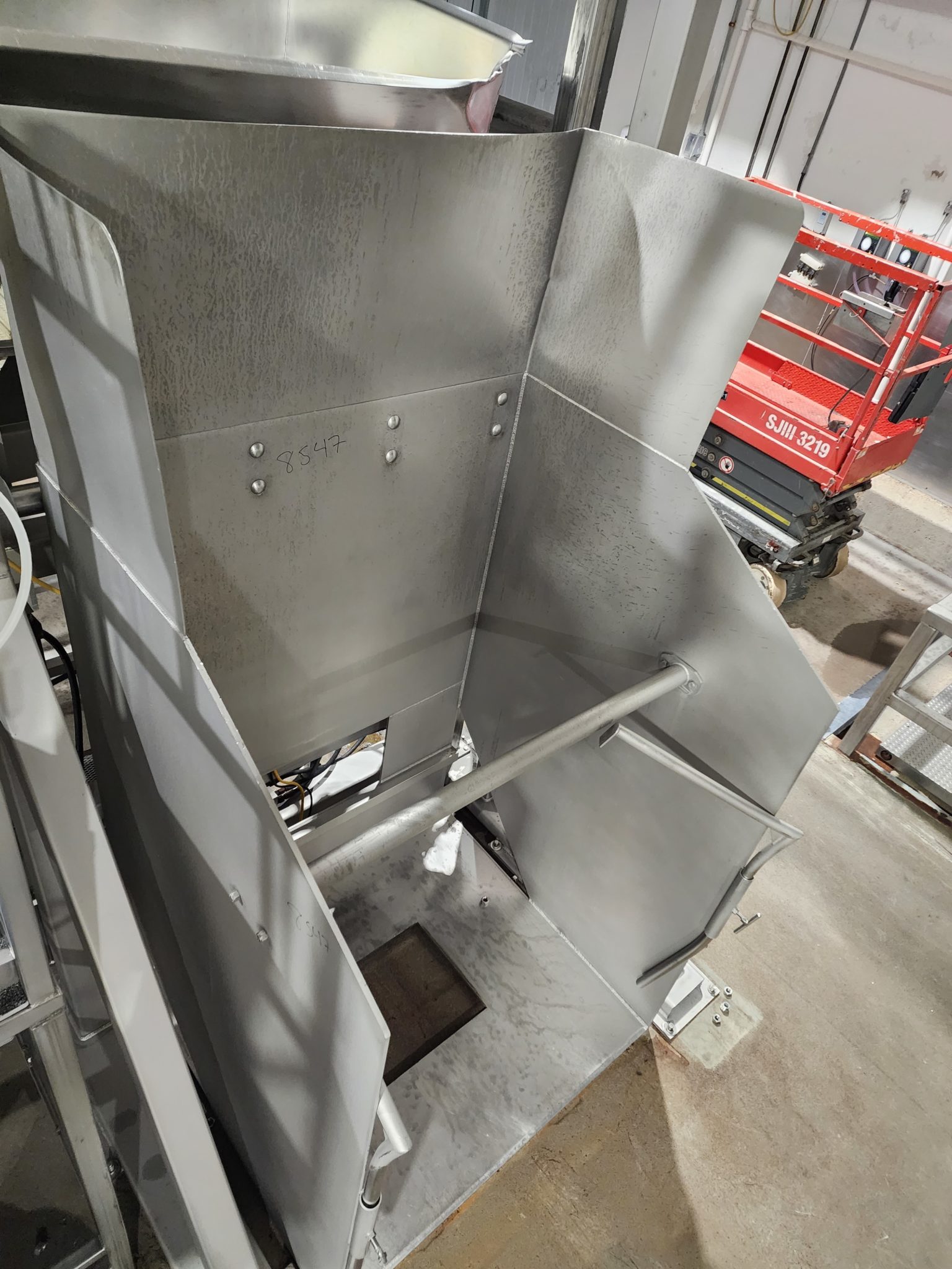 Custom Stainless High Lift Vat Dumper | M&M Equipment Corp