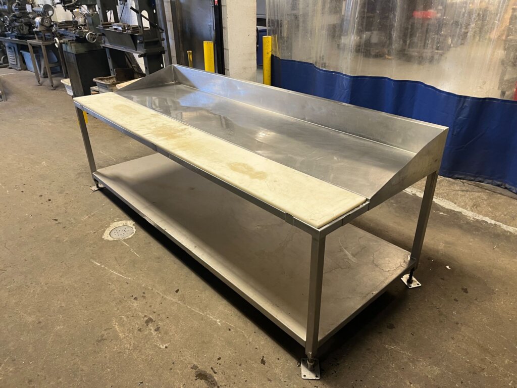 CUSTOM STAINLESS Table | M&M Equipment Corp